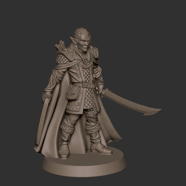 Dnd Elf Miniature - Etsy