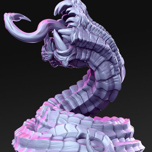 Sand Worm Dnd Miniature Ashworm Mount wizard Miniatures for - Etsy