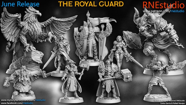 Heavy Knight Fighter Dnd Miniature war Hammer Fighter - Etsy