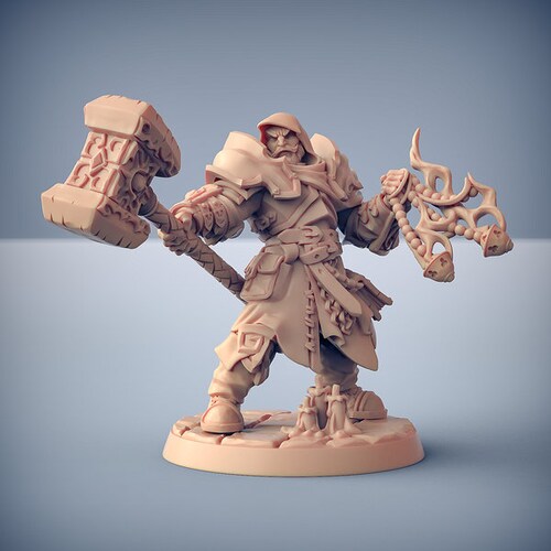 Human Male Fighter Dnd Miniature Tabletop Gaming D&D - Etsy