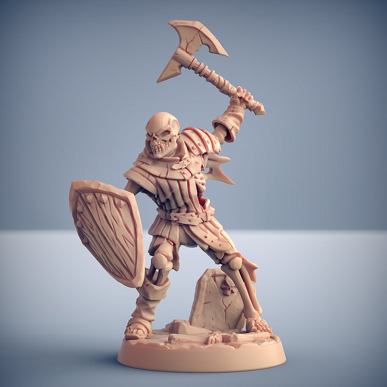 Undead Skeleton Fighters Dnd Miniature undead Warriors for - Etsy