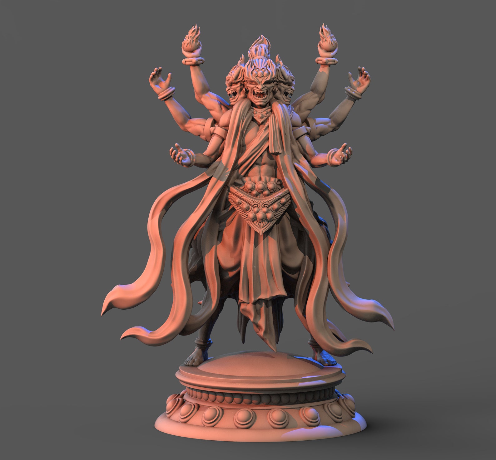 Indian Demi Gods Asura Dnd Miniature fallen Gods - Etsy UK