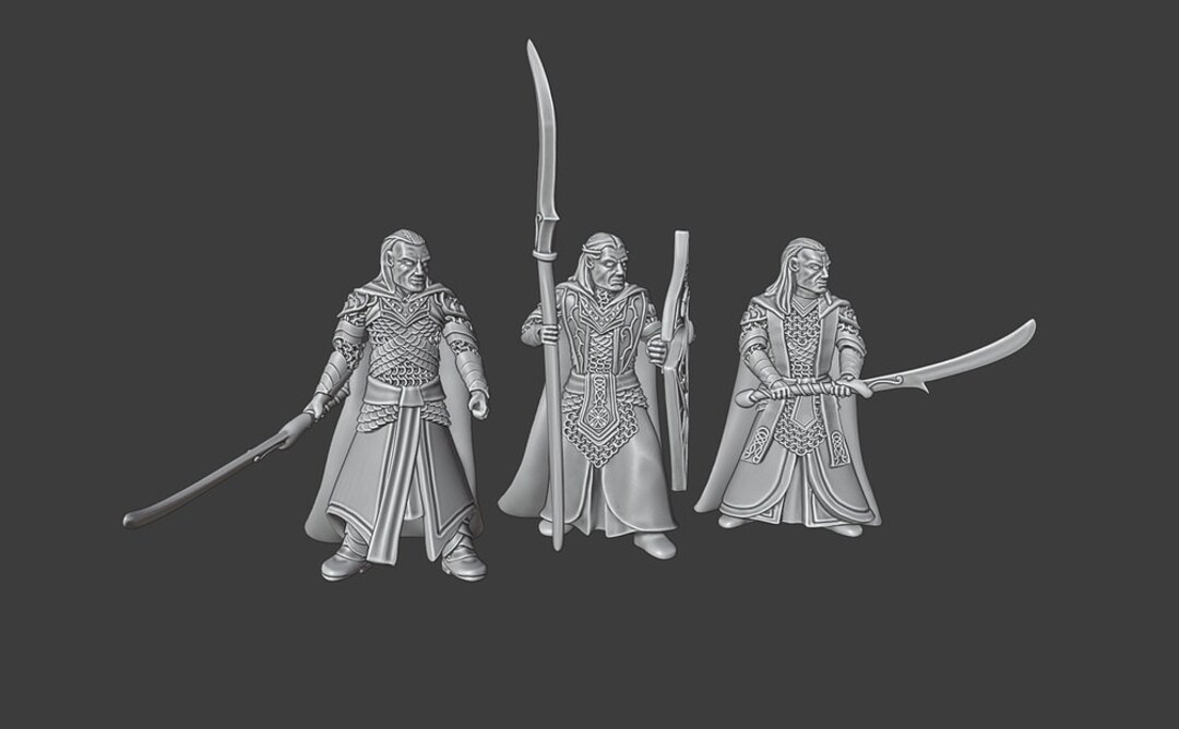 High Elves Lords Elf Commander Dnd Miniature War Games - Etsy Denmark
