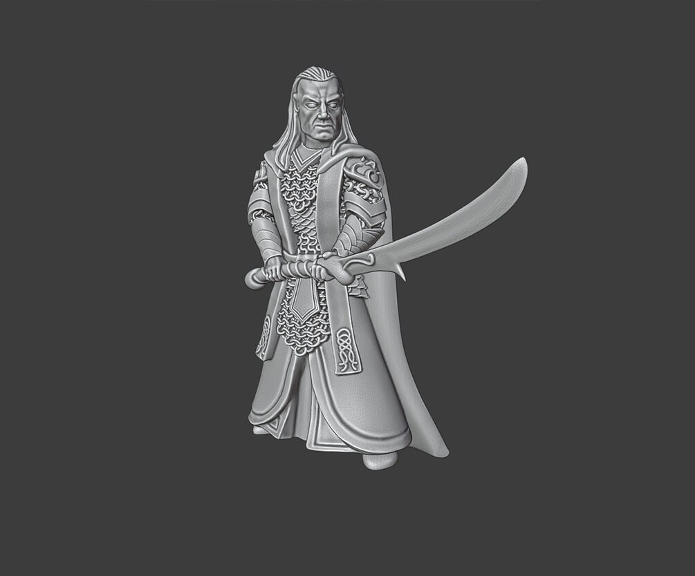 High Elves Lords Elf Commander Dnd Miniature War Games - Etsy Denmark