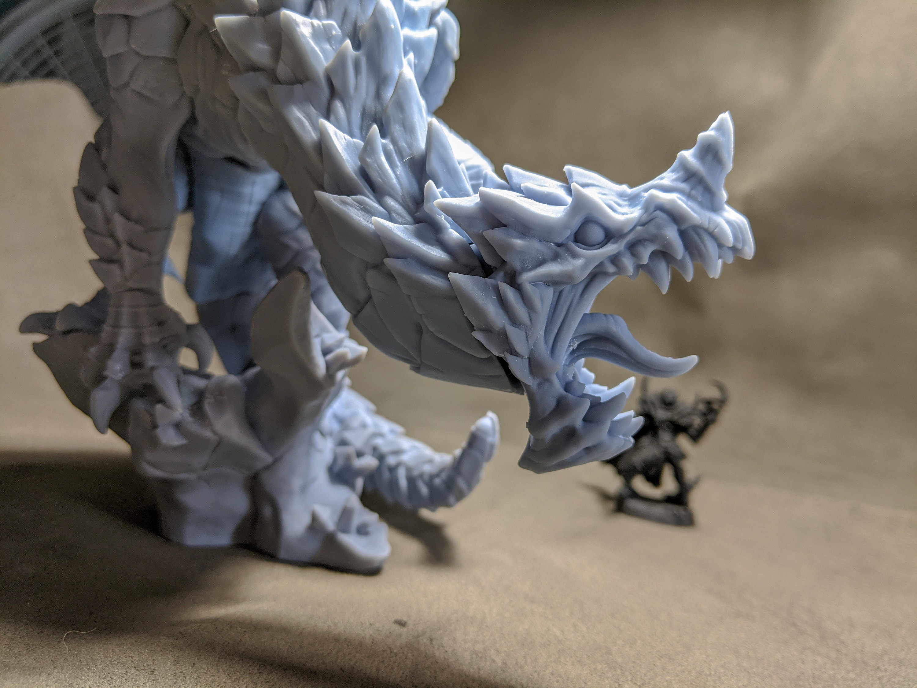 Depth Dragon Miniature Rock Dragon D&D Mini Miniature Dnd | Etsy