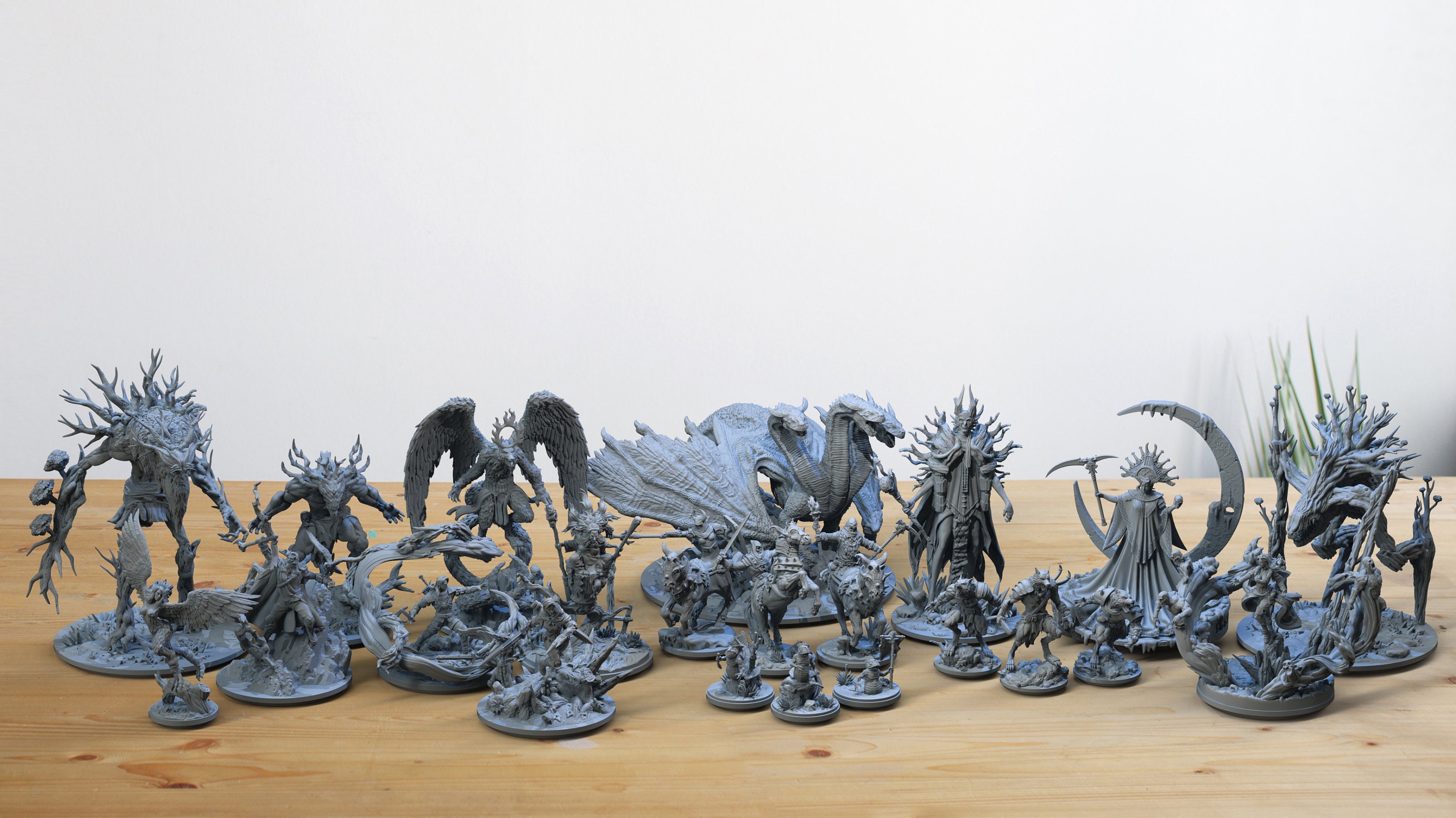 Witcher Miniature Slavic Mythology Clay Cyanide Dungeons | Etsy