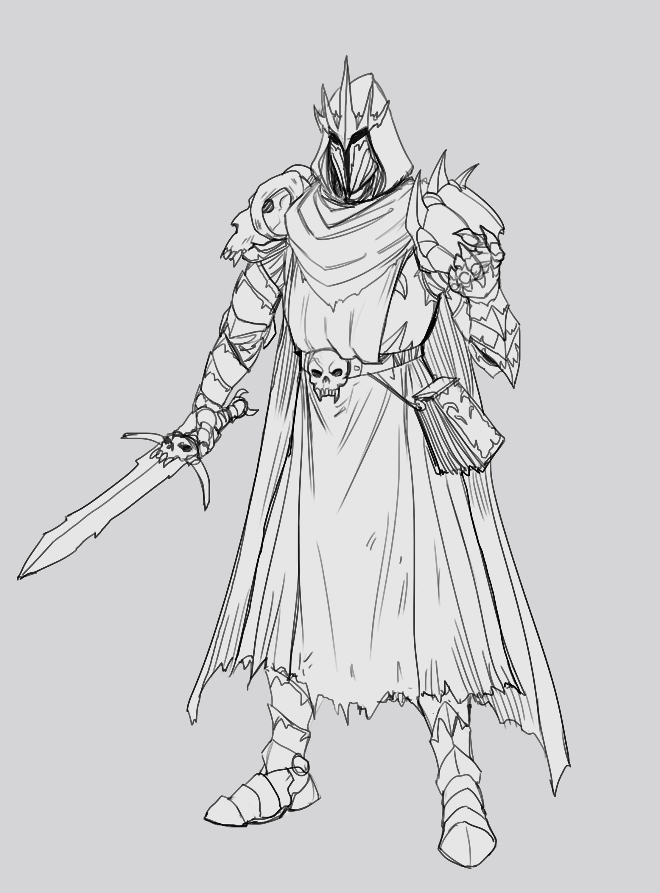 Shadow Knight Dnd Miniature dark Knight Miniatures for - Etsy