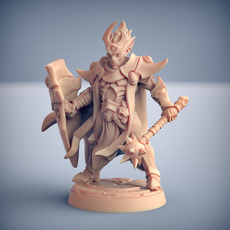 Dark Elf Priest/healer Dnd Miniature Dungeons and Dragons | Etsy
