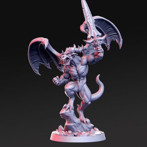 Hell Imp Dnd Miniature Imp Fighter Miniatures for - Etsy
