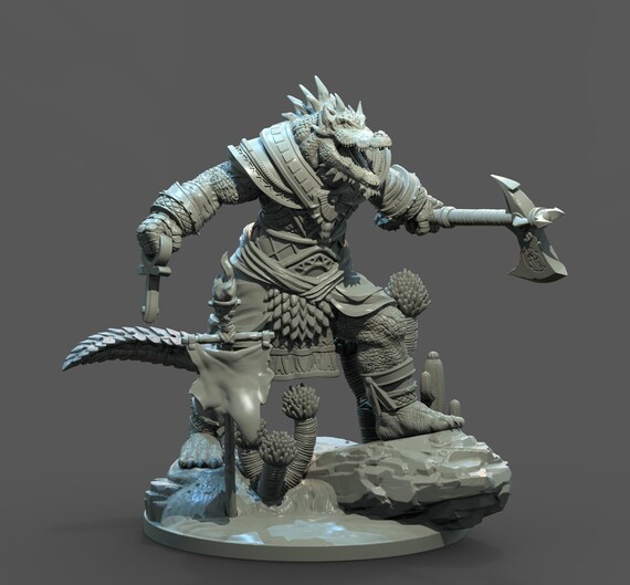 Egyptian Reptile God Sobek Dnd Miniature eg Ypt - Etsy