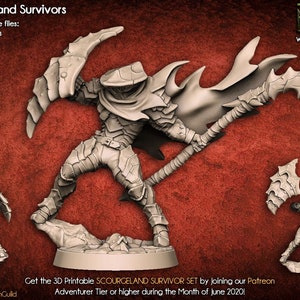 Desert Clan Leader Desert Fighter Dnd Miniature Dungeons and Dragons D ...