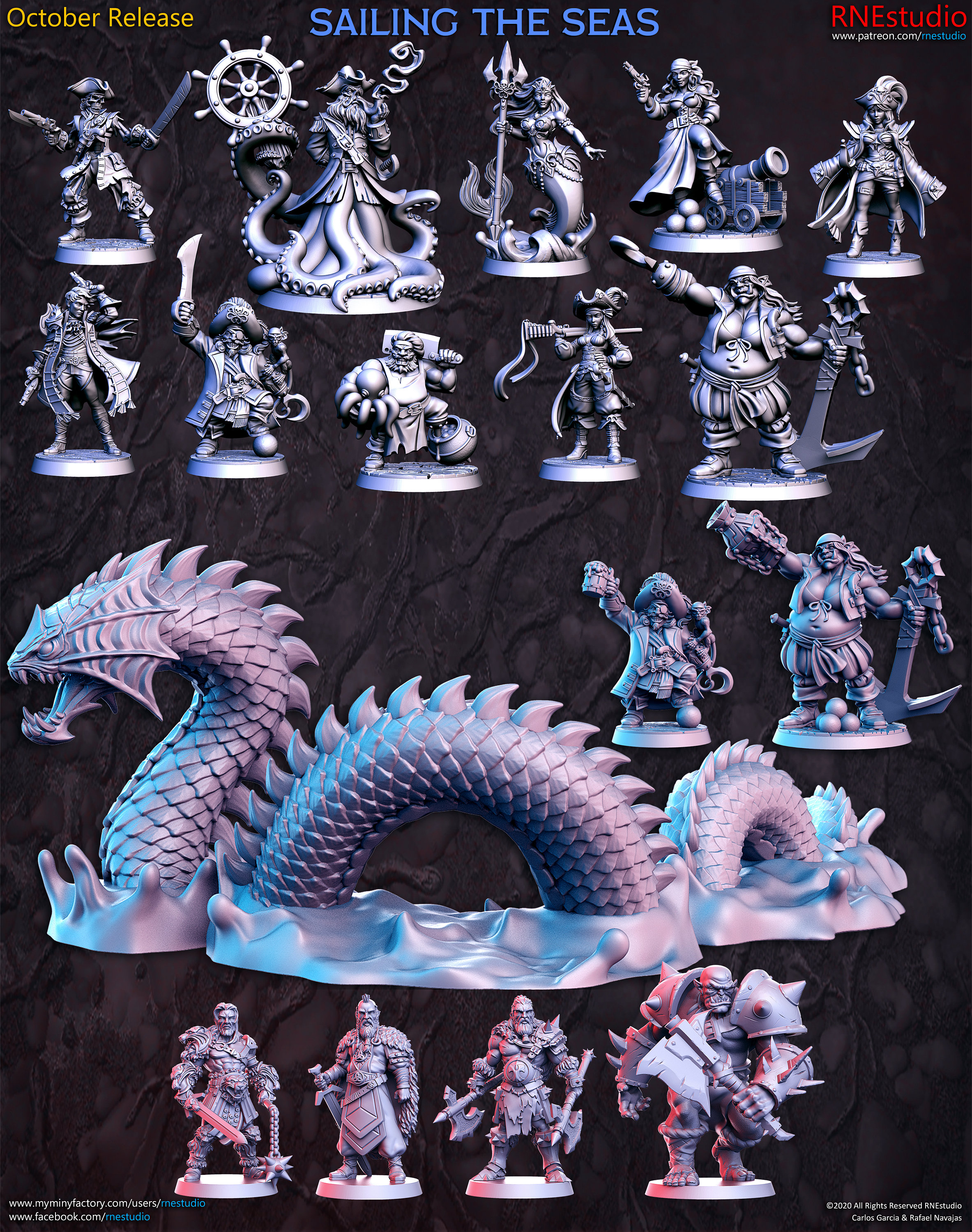 Orc Barbarian DnD Miniature Norseman Miniatures for Tabletop | Etsy