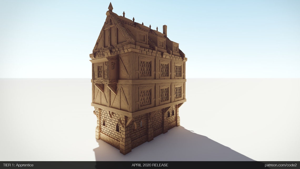 3 Story Inn Table Top Terrain Building Traveler's Inn - Etsy