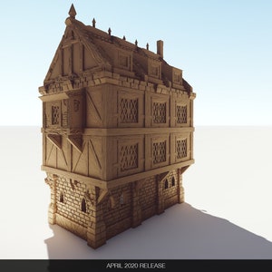 3 Story Inn Table Top Terrain Building Traveler's Inn Tavern D&D Table ...