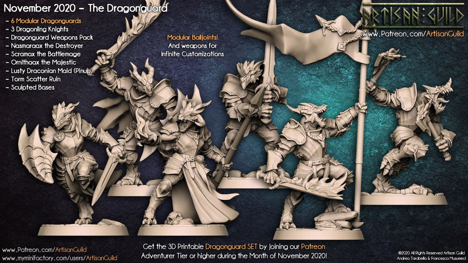 Dragonborn Fighters Dnd Miniature dragons Warrior Miniatures | Etsy