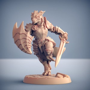 Dragonborn Fighters Dnd Miniature dragons Warrior Miniatures for ...
