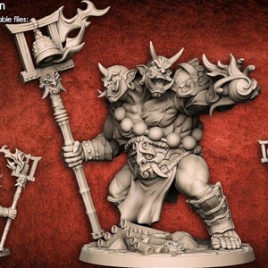 Ogre Mage Dnd Miniature Dungeons and Dragons D&D Artisan Guild Modular ...