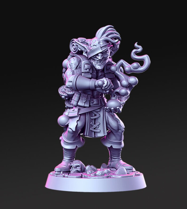Goblin Alchemist Dnd Miniature chemist Miniatures for - Etsy