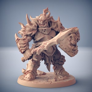 Ogre Fighters Miniatures for Dungeons and Dragons D&D Pathfinder or War ...