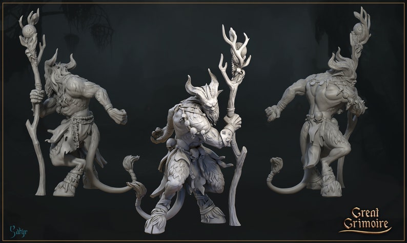 Male Satyr Dark Fairy Tales Dnd Tabletop Wargaming - Etsy