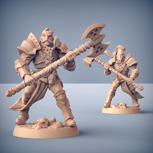 Dragonborn Champion Dnd Miniature fighter Miniatures for - Etsy