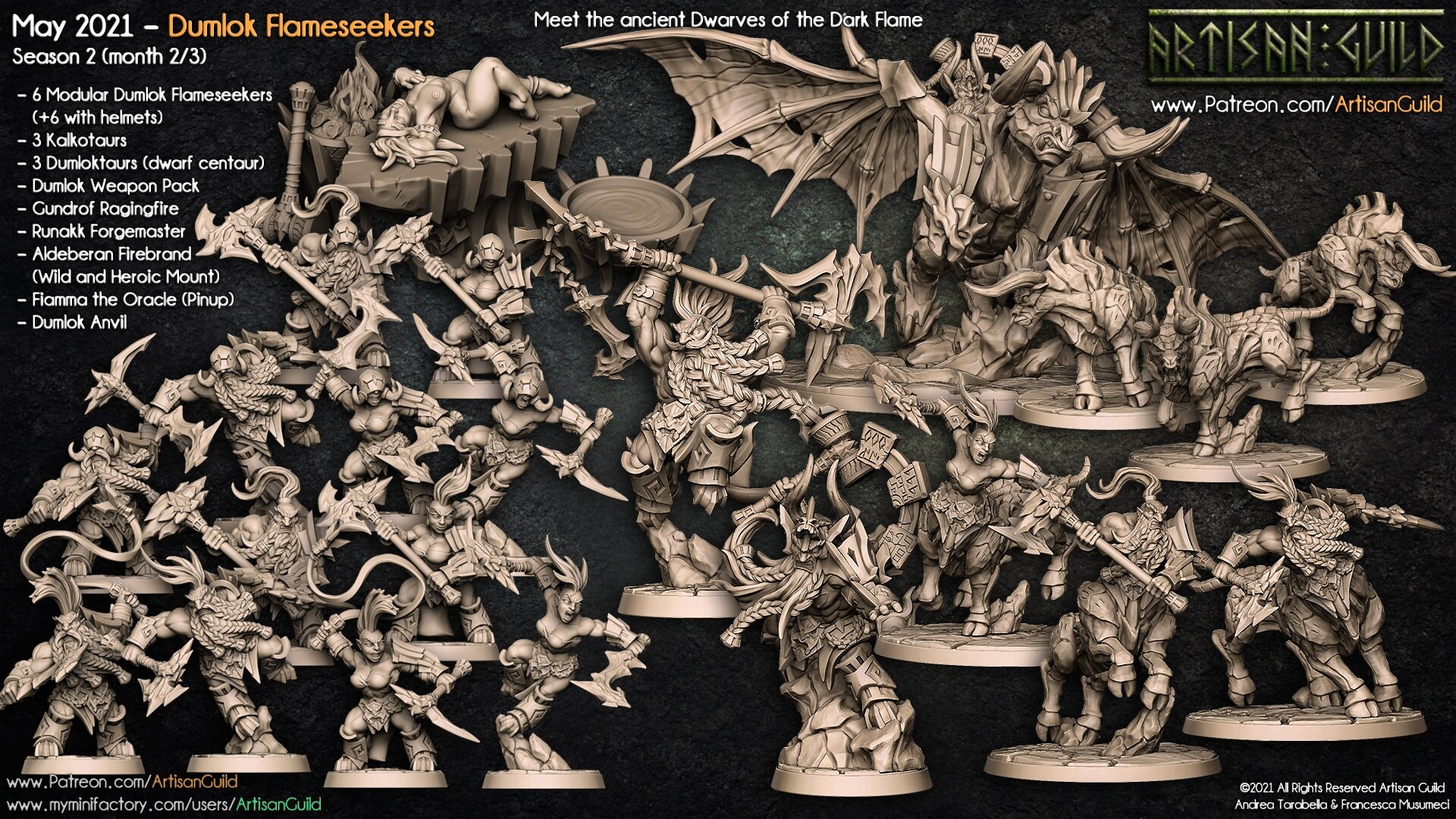 Winged Bull Mount Dnd Miniature Dwarf Rider D&D Mini - Etsy