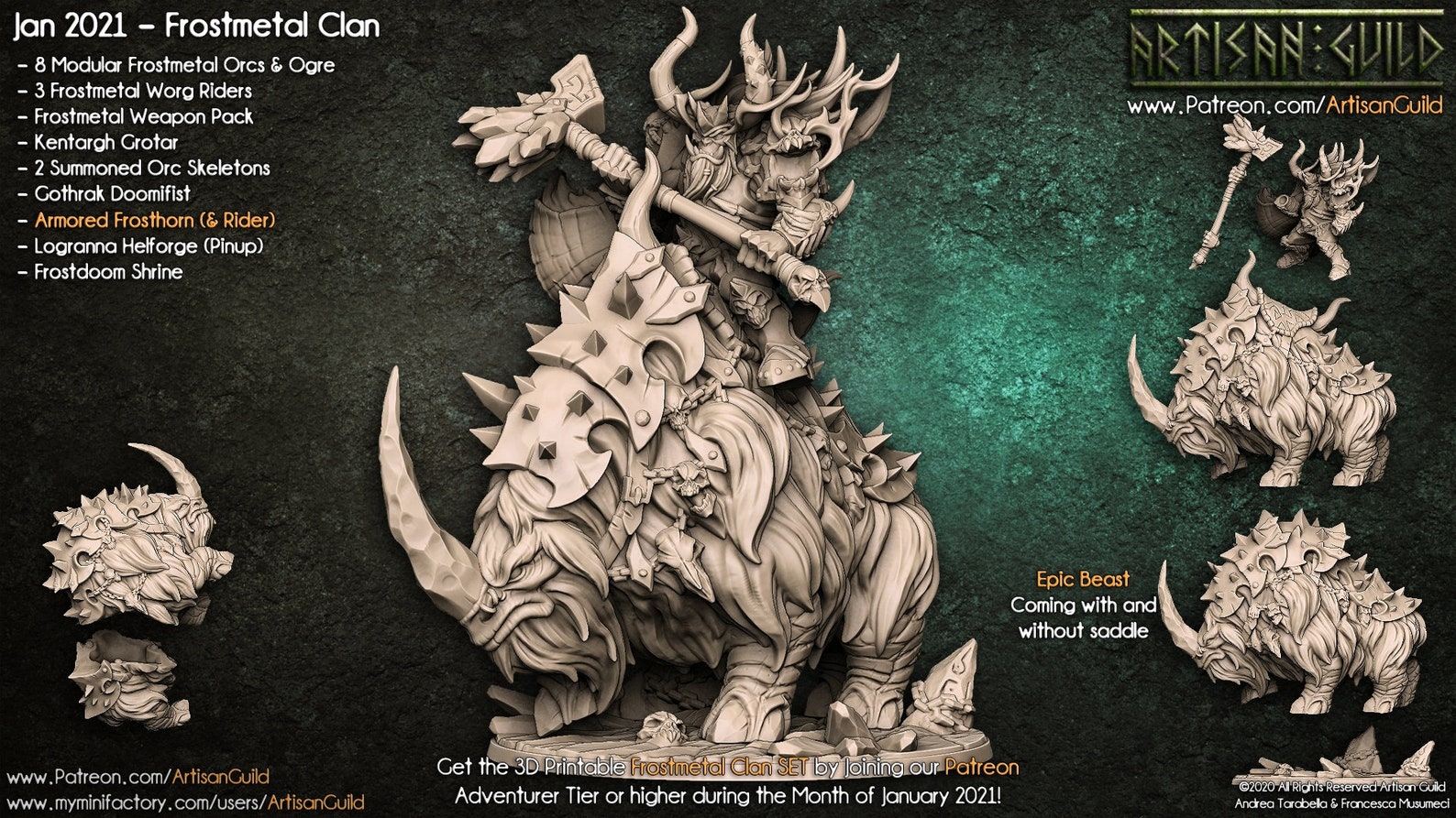Ogre Beast and Rider Miniatures for Dungeons and Dragons - Etsy