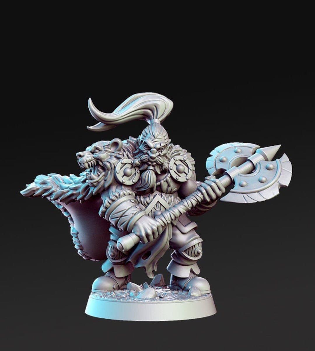 Dwarf Barbarian | Dnd Miniature |dwarven Fighter| Miniatures for ...