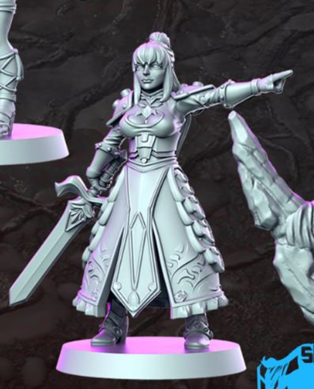 Dnd Paladin-paladin Miniature-dnd Miniature | Wargaming Miniature ...