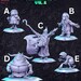 Undead Skeleton Fighters Dnd Miniature undead Warriors for Tabletop ...