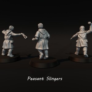 Peasant Slingers Townsfolk Sling Shot Men Dnd Miniature - Etsy