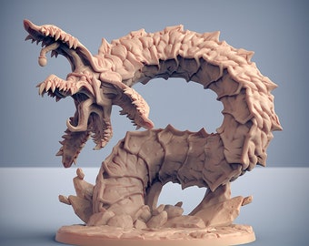 Worm That Walks Worm Walker Miniature for Tabletop Games Like D&D and ...