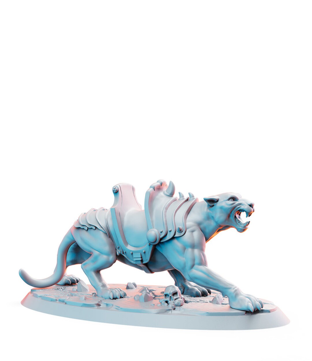 War Tiger | Dnd Miniature | Battle Cat | Tiger Mount | Miniatures for ...