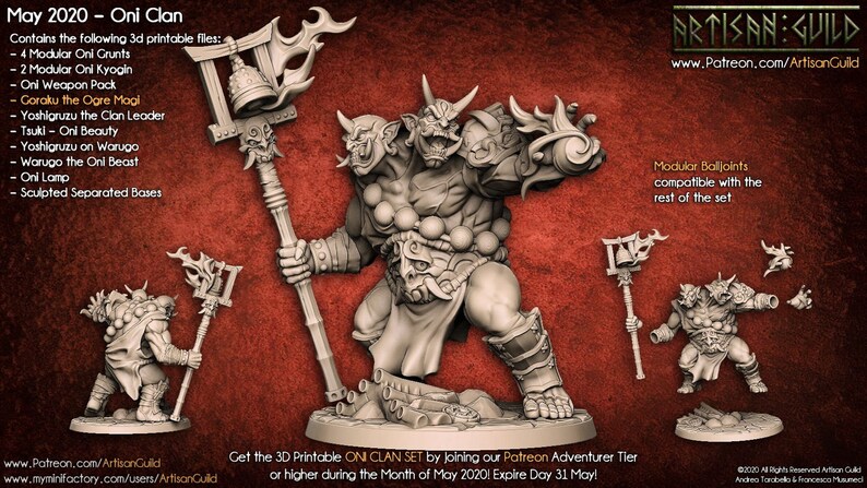 Ogre Mage Dnd Miniature Dungeons and Dragons D&D Artisan - Etsy
