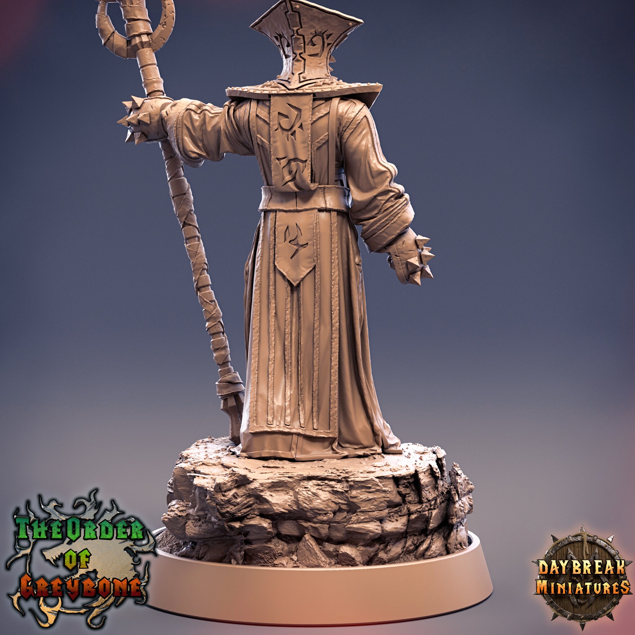 Dark Mage of Chaos Dnd Miniature Mage Miniatures for - Etsy
