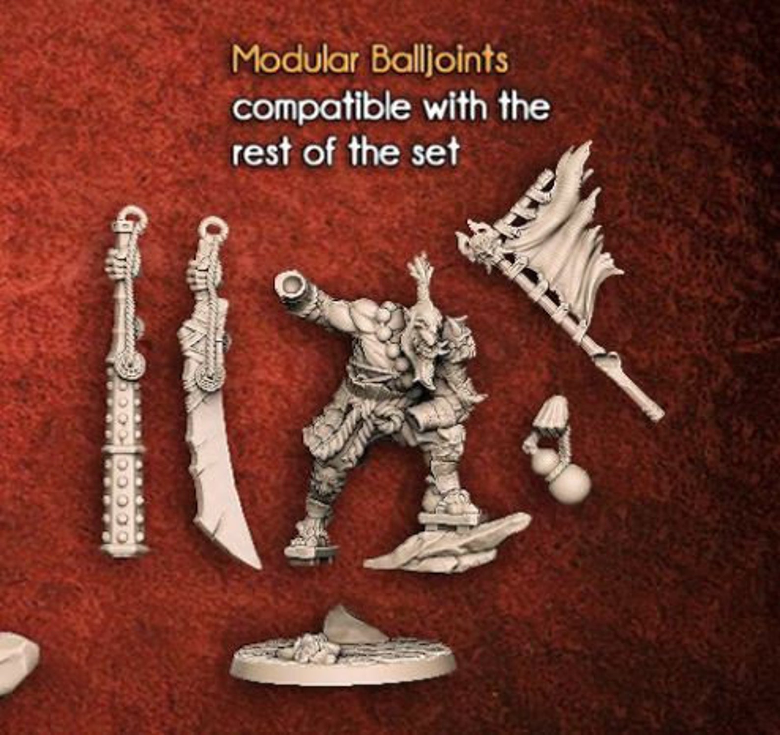 Oni Clan Leader Dnd Miniature Dungeons and Dragons D&D - Etsy