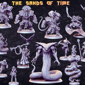 Viper the Sands of Time Dnd Miniature Minis for Tabletop Games Like D&D ...