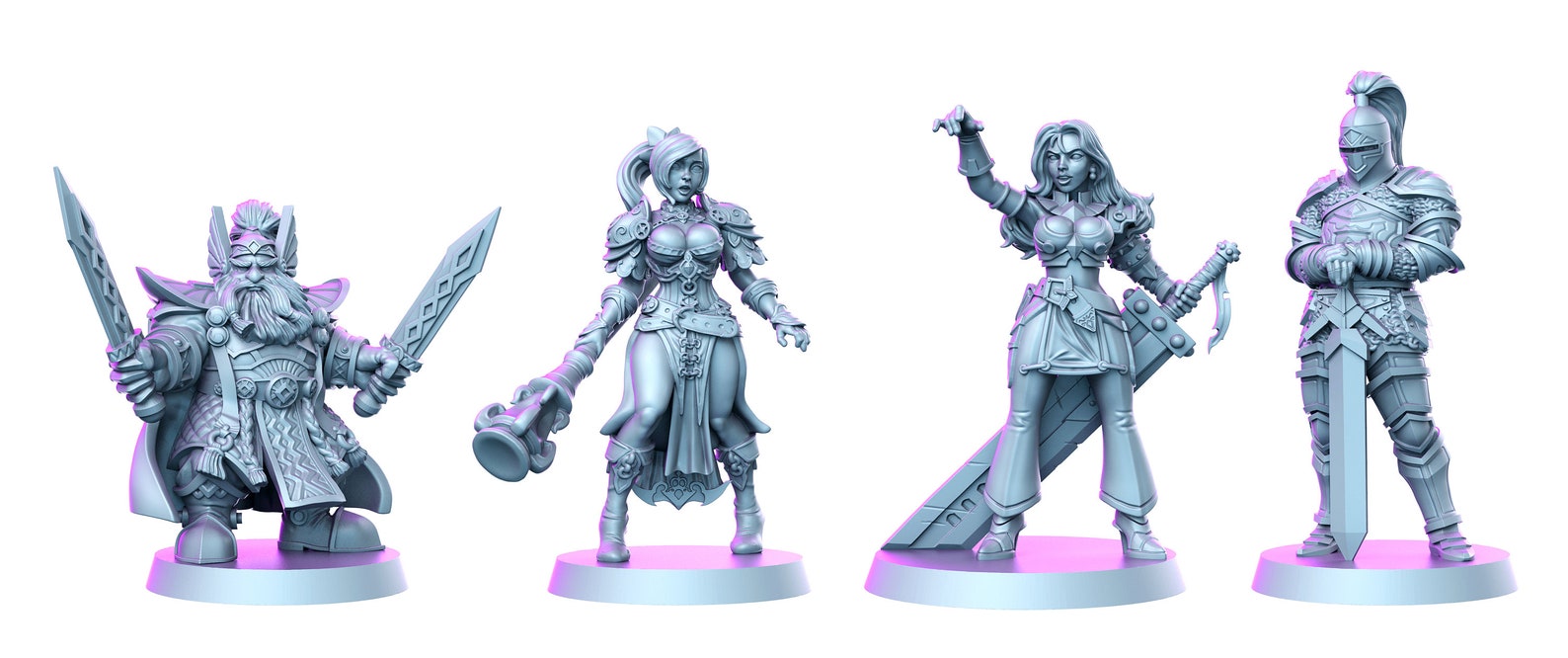Female Cleric Dnd Miniature Miniatures for Tabletop Games | Etsy