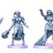 Female Paladin Dnd Miniature Miniatures for Tabletop Games - Etsy