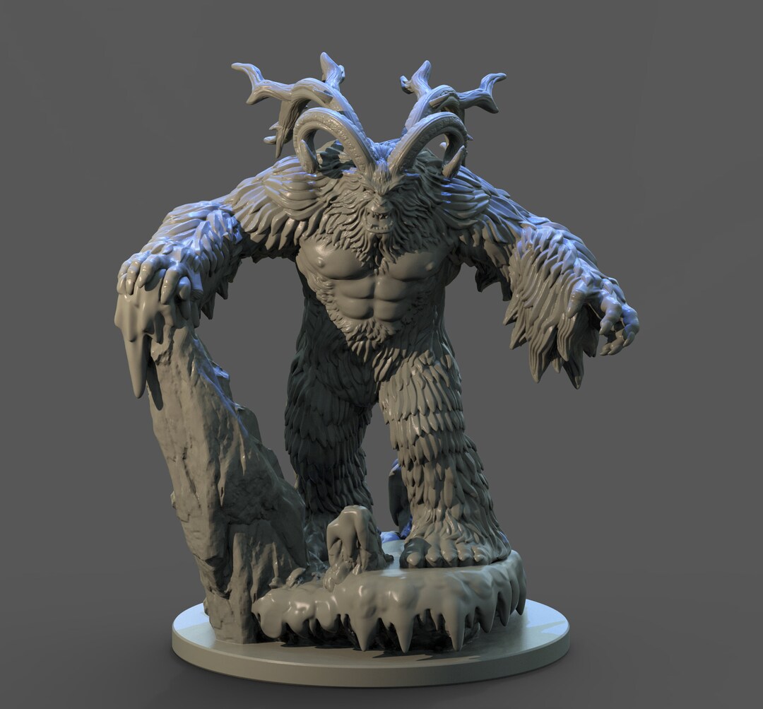 Christmas Bogeyman Dark Christmas Minis for Dnd Miniatures for Tabletop ...