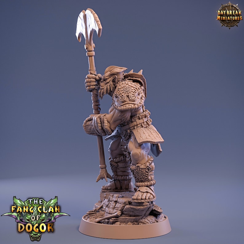 Hill Orc Cleaver Dnd Miniature Bugbear Warrior - Etsy