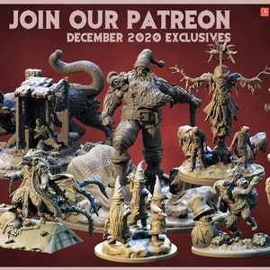 Santa Claus | Dark Christmas | Miniatures for Tabletop Games Like D&D ...