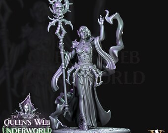 Dark Elf Female Miniature - Etsy