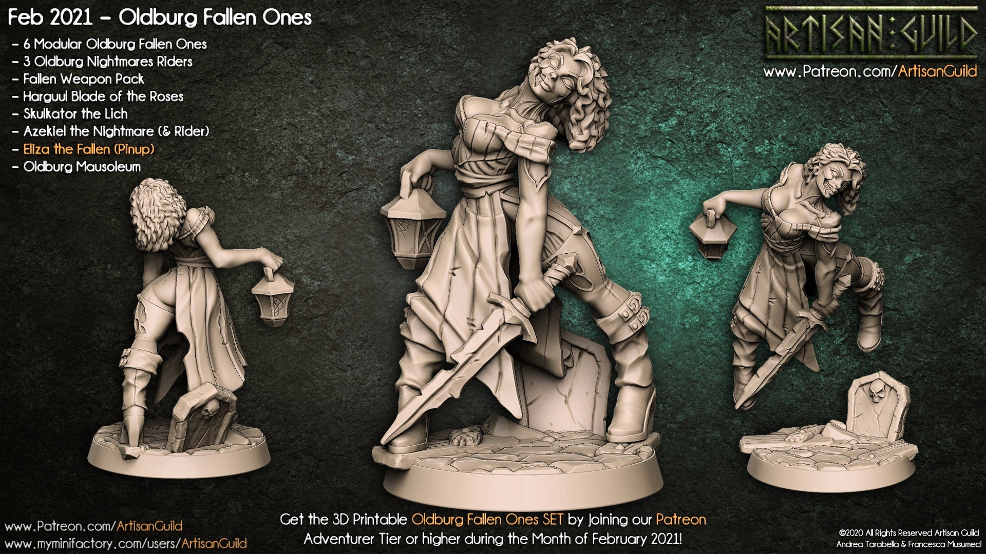 Female Zombie DnD Miniature Undead Female miniatures for | Etsy