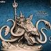 Mounted King of the Fishmen Dnd Miniature mermen King - Etsy
