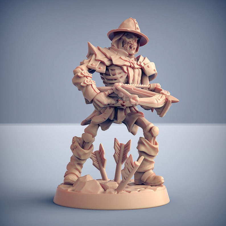Undead Skeleton Fighters Dnd Miniature undead Warriors for - Etsy