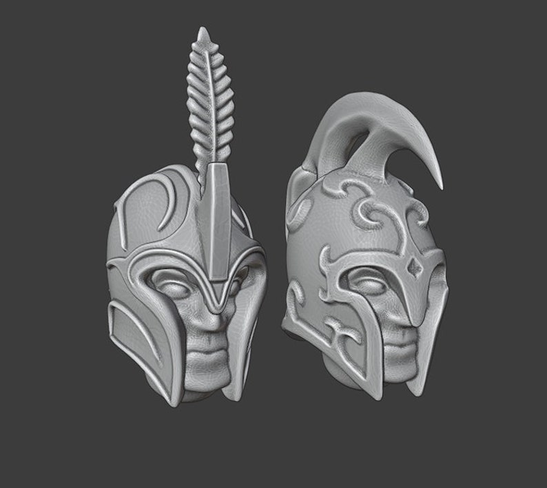 High Elves Commander Set Elven Leaders Dnd Miniature War - Etsy