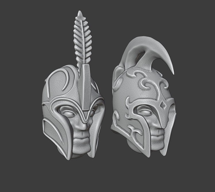 High Elves Commander Set Elven Leaders Dnd Miniature War - Etsy