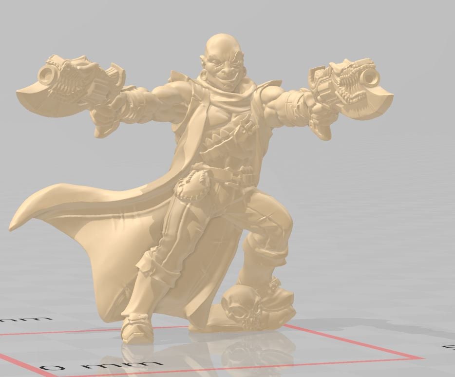 Human Gunslinger Hero Dnd Miniature Pirate Warrior - Etsy