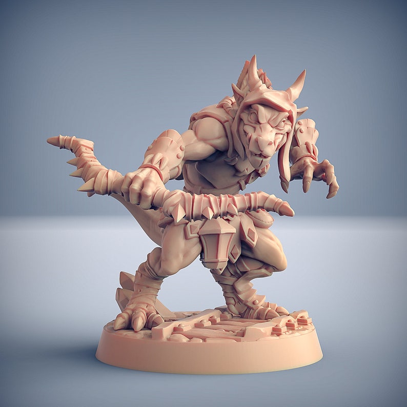 Kobold Dnd Miniature Cobold Warrior Miniatures for - Etsy